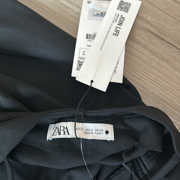 Zara | Dresses | Zara Black Dress New S Size Made In Turkey | Poshmark